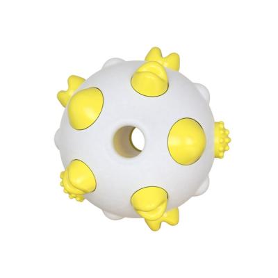 中国 2021 Durable Interactive Dog Puzzle Toothbrush Toy Bite Resistant Ball Pet Chew Toys 販売のため