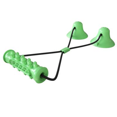Cina High Quality New Single Suction Cup Molar Ball Dog Toothbrush Teeth Cleaning Chew Toys For Pet in vendita