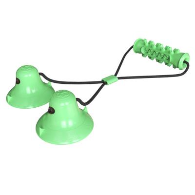 Cina High Quality New Single Suction Cup Molar Ball Dog Toothbrush Teeth Cleaning Chew Toys For Pet in vendita