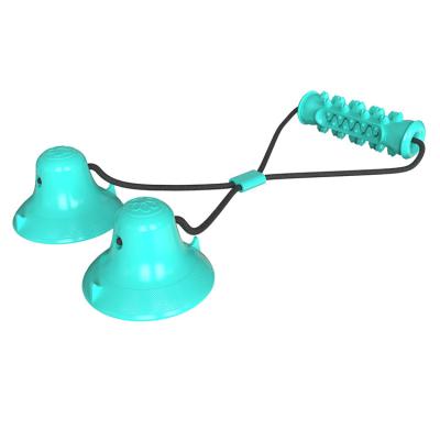 Cina High Quality New Single Suction Cup Molar Ball Dog Toothbrush Teeth Cleaning Chew Toys For Pet in vendita