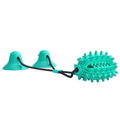 Cina Multi-function Creative Hot Selling Double Suction Cup Stick Dog' Chew Toy Toothbrush in vendita