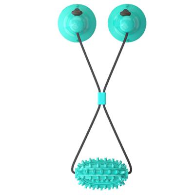 Cina Multi-function Creative Hot Selling Double Suction Cup Stick Dog' Chew Toy Toothbrush in vendita