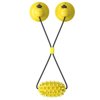 Cina Multi-function Creative Hot Selling Double Suction Cup Stick Dog' Chew Toy Toothbrush in vendita