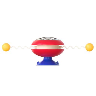 中国 Wholesale Pet Cat Toys Catnip Spinning Ball Toy Turntable Bite Resistant Toy Ball Interactive Cat Rod Wire Cat Supplies 販売のため