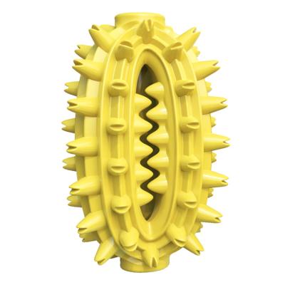 中国 Clean Teeth Leaking Molar Dog Toothbrush Pet Toy Bite Resistant Dog Toy Ball 販売のため