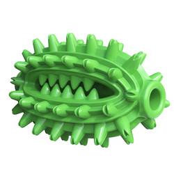 中国 Clean Teeth Leaking Molar Dog Toothbrush Pet Toy Bite Resistant Dog Toy Ball 販売のため