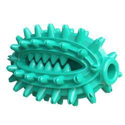 中国 Clean Teeth Leaking Molar Dog Toothbrush Pet Toy Bite Resistant Dog Toy Ball 販売のため