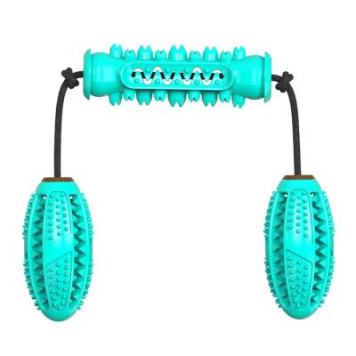 Cina Brand New Interactive Dog Chew Toy Food Dispenser And Bite-resistant Clean Teeth Pet Playing Balls in vendita