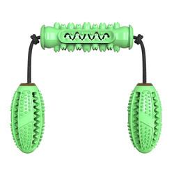Cina Brand New Interactive Dog Chew Toy Food Dispenser And Bite-resistant Clean Teeth Pet Playing Balls in vendita