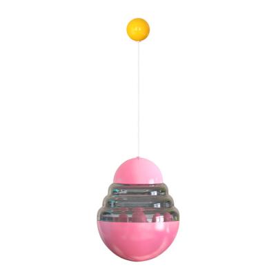 Cina Slow feeder tumbler interactive plaything with cat stick cat turntable leaking food teasing ball cat pet toy in vendita