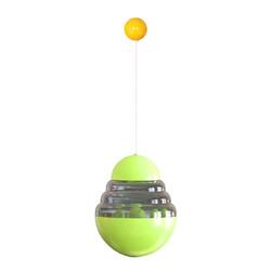 Cina Slow feeder tumbler interactive plaything with cat stick cat turntable leaking food teasing ball cat pet toy in vendita