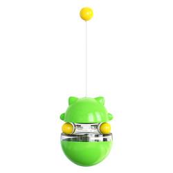 Cina Wholesale interactive pet dancing spinning cat toy leaking slow food ball in vendita
