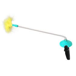 Cina Wholesale Adjustable Pet Interactive Toy Funny Pet Wand Teasing Cat Stick Cat Teaser Stick With Spring Rod in vendita