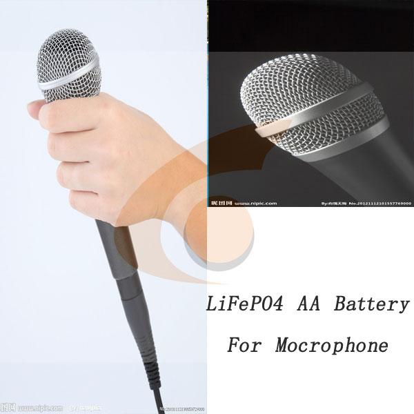 LiFePO4 AA Battery for Microphone