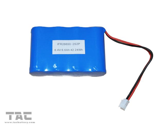 Solar Battery 6.6Ah 6.4V LiFePO4 Battery Pack For Solar Product