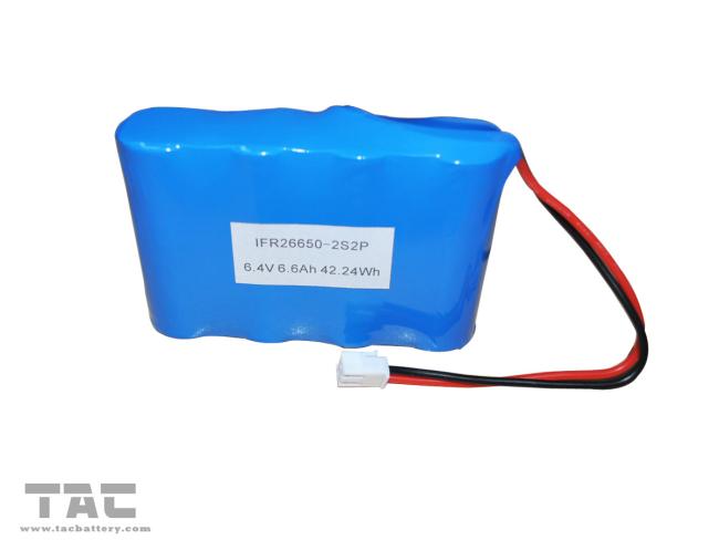Solar Battery 6.6Ah 6.4V LiFePO4 Battery Pack For Solar Product