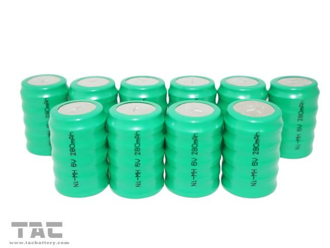batterie rechargeable des cellules 250H de bouton de 6V Nimh