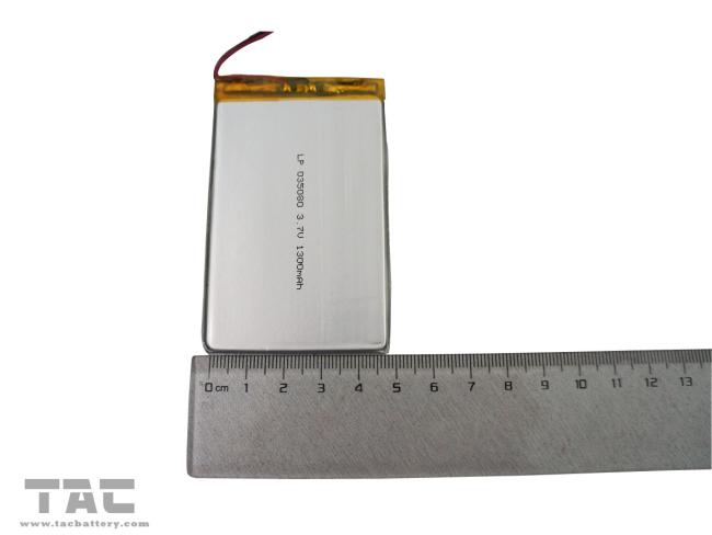 GSP035080 3.7V 1300mAh Polymer Lithium Ion Battery for Mobile phone, notebook PC