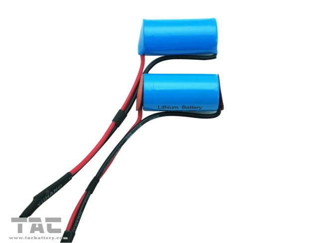 Non-rechargeable 3.0V CR123A 1300mah Li-Mn Battery with wire