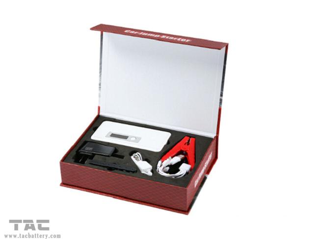 Highlight Red and blue flashing light Portable Car Jump Starter Lithium Battery / 12v Booster Pack