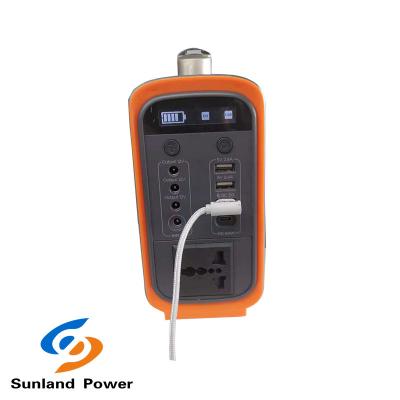 China Flashfish Solar Generator Portable Energy Storage System Lithium Battery Bank USB Charger 200W for sale
