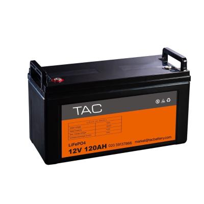 China 120Ah 12V LiFePO4 Battery Pack Deep Cycle Lithium Built - In BMS Protect for sale