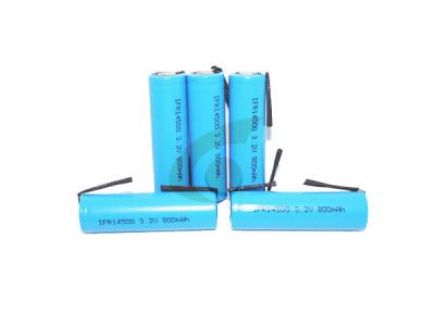 중국 지도된 빛을 위한 탭을 가진 재충전용 800mah 3.2v Lifepo4 건전지 판매용