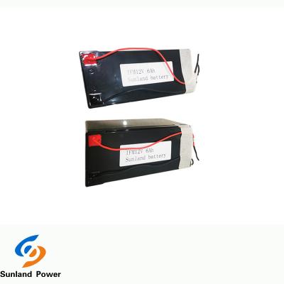 China 12V 6Ah LiFePO4 Battery Pack 2000 Cycles Rechargeable 12.8V 76.8Wh Lithium Iron Phosphate Battery 14.6V for sale