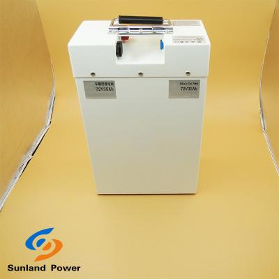 China 72V 35Ah Lithium Ion Battery Pack 100A With Metal Case For Electric Motorcycle for sale