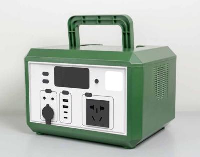 China 600W Portable Power Station Outdoor Solar Generator Mobile Lithium Battery Pack for sale