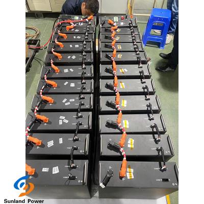 China 51.2KWH Hight Voltage 512V 100AH LiFePO4 Battery Energy System Solar Energy Storage Systems for sale