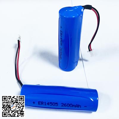 China 3.6V Industrial Non Rechargeable LiSOCl2 Battery ER14505 2600mAh For Mousetrap Pass UL1642 for sale