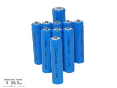 Κίνα Μπλε μπαταρία AA 14500 600mah PVC 3.2V LiFePO4 για τον ηλιακούς λαμπτήρα και τις οδηγήσεις προς πώληση
