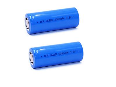 중국 3.2V 전자-자전거 배터리 팩에 대 한 LiFePO4 배터리 원통형 26650 3300mAh 에너지 종류 판매용