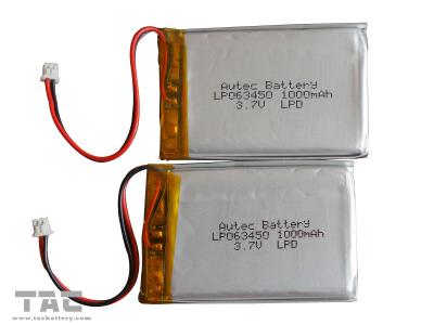 China Polymer Lithium Ion Battery Cell with PCB For HEV  GSP351624 3.7V 100mAh for sale