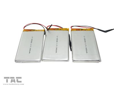 China Polymer Lithium Ion Battery Cell with PCB For HEV  GSP351624 3.7V 100mAh for sale