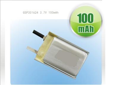 China 3.7v 90mah 401225 Rechargeable Li ion Polymer Battery For Recording Pen for sale