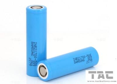 China Samsung Lithium Ion Cylindrical Battery Rechargeable Cell INR21700-50E For ESS  Electronic Tool for sale