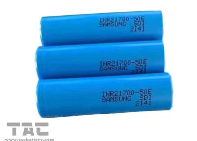 China Samsung Lithium Ion Cylindrical Battery Rechargeable Cell INR21700-50E For ESS  Electronic Tool for sale