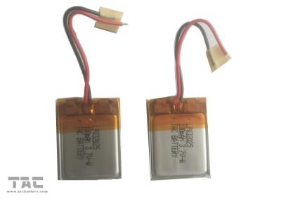 China LP032025 100MAH 3.7V Polymer Lithium Battery For Wearable Device for sale