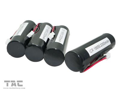 중국 E 장난감을 위한 철사를 가진 재충전용 리튬 이온 건전지 ICR18650 2300mAh 판매용