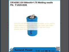 CR14250 3.0V 800mAh+1.75 Сварная игла может быть использована для умных счетчиков воды счетчиков электроэнергии газовых счетчиков памяти резервного копирования CMOS памяти RTC в режиме реального времени часы беспроводные датчики сигнализации