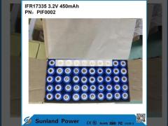 IFR17335 3.2V 450mah Bateria