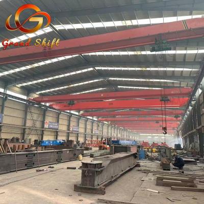 China 20t Dual Hoist Single Girder Overhead Bridge Crane with Customizable Span for Industrial Workshops for sale
