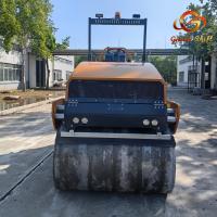 China Road Roller 36KN Continuous Operational Vertical Vibration Double Drum Compactor for sale