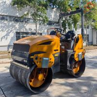 China Road Roller 36KN Continuous Operational Vertical Vibration Double Drum Compactor for sale