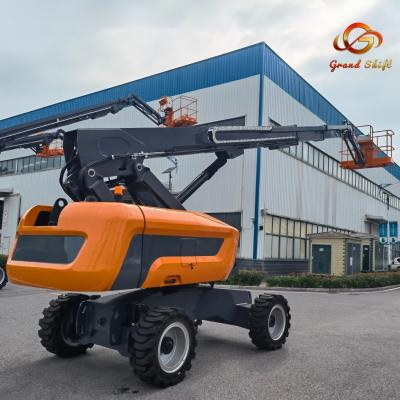 China Boom Lift Aerial Work Platform Telescopic Boom Articulated Boom Self-Propelled Brand New Boom Lift 10m 12m 14m 16m 20m 22m 24m 28m 34m Man Lifts for sale