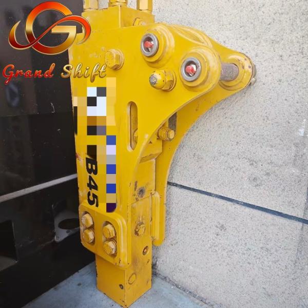 Quality Light Duty Hydraulic Concrete Breaker Attachment With 45mm Diameter for sale