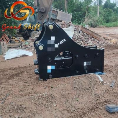 China Medium Duty Hydraulic Breaker Attachment With A 140mm Diameter Drill Rod for sale