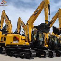 Quality TZ130 New Crawler Hydraulic Excavator with 14500kg Operating Weight, 96kW Rated for sale